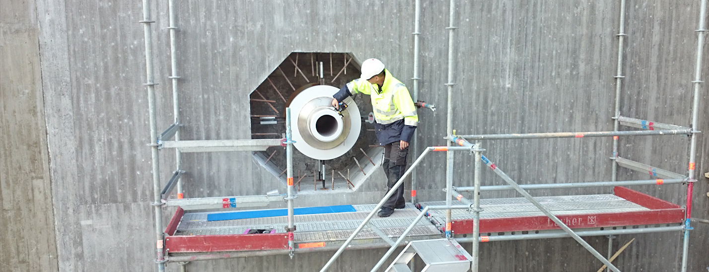 Water level control in a hydropower plant | Easy-Laser